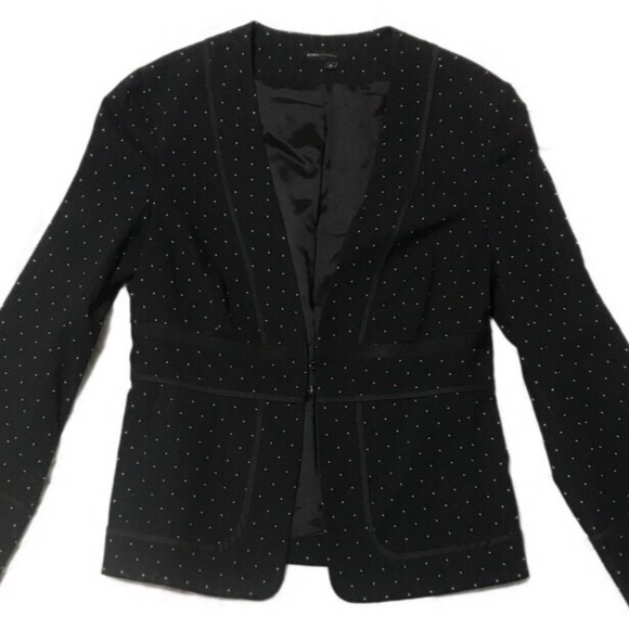 BCBGMaxAzria | Jackets & Coats | Bcbgmaxazria Pin Dot Suit Jacket ...